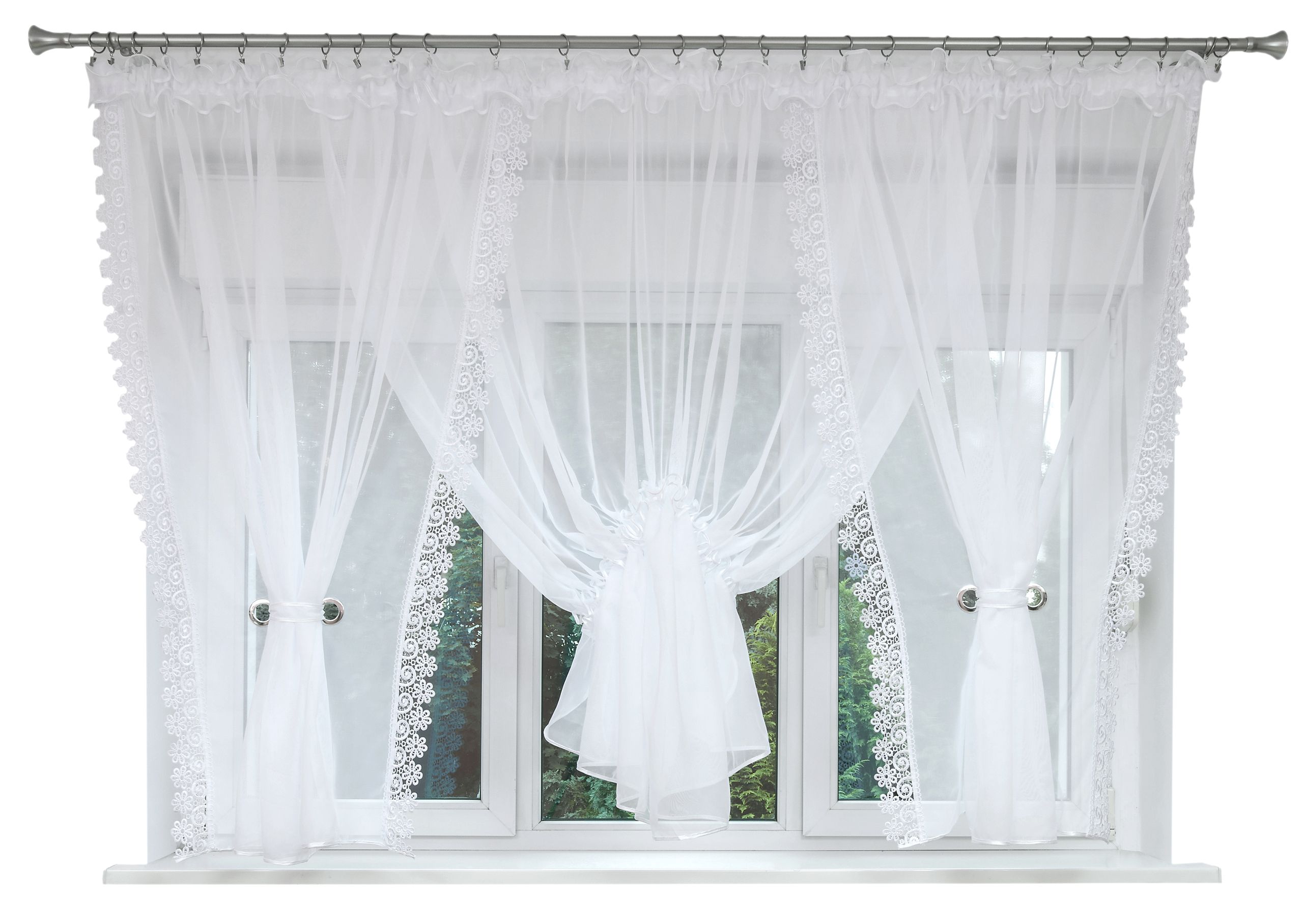 Купить Готовая штора NICEA 500x150 Гардина: отзывы, фото и ...