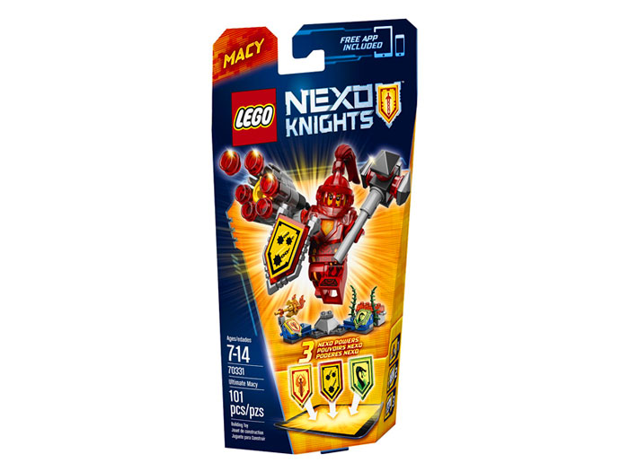 LEGO Nexo Knights 70331 Ultimate Macy (5702015594400) • Cena, Opinie ...