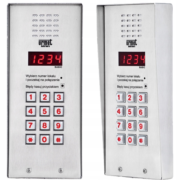 Domofon panel cyfrowy basic Miwi-Urmet 1062/100VD • Cena, Opinie - Allegro