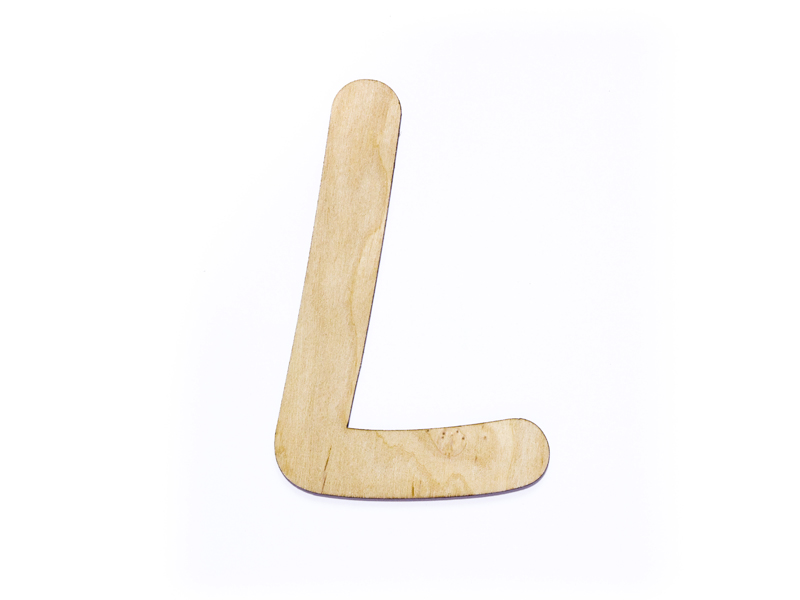 LITERKA L sklejka dekor ozdoba litera decoupage • Cena, Opinie • Dekory ...