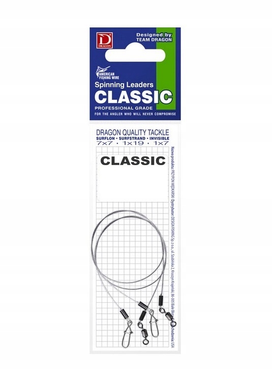 Przypon Dragon Classic Surfstand 7x7 stal 9 kg 25 cm • Cena, Opinie - Allegro