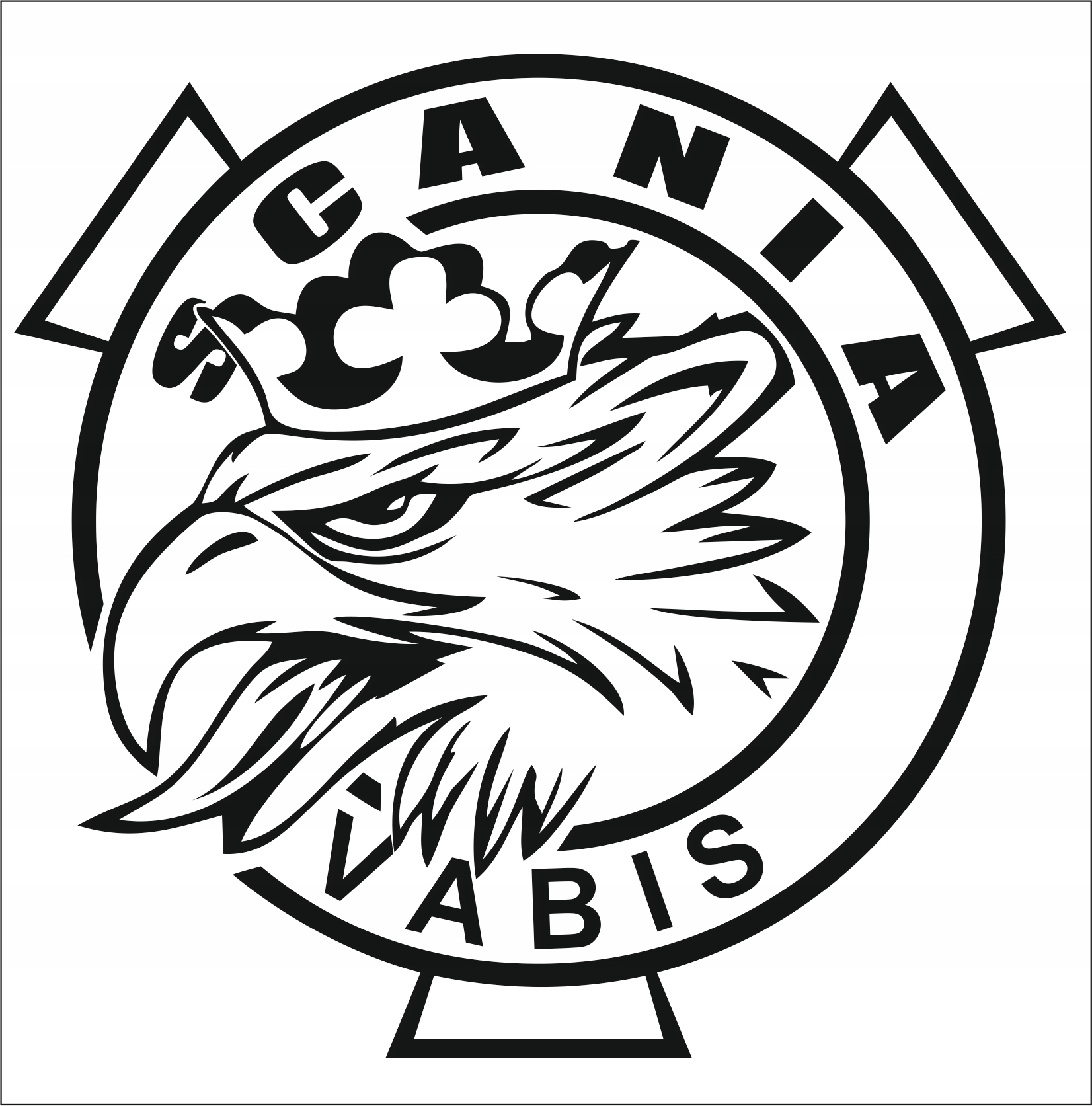 Scania King of the Road 95x21cm naklejka na szybę 5904036829039 za 39 ...