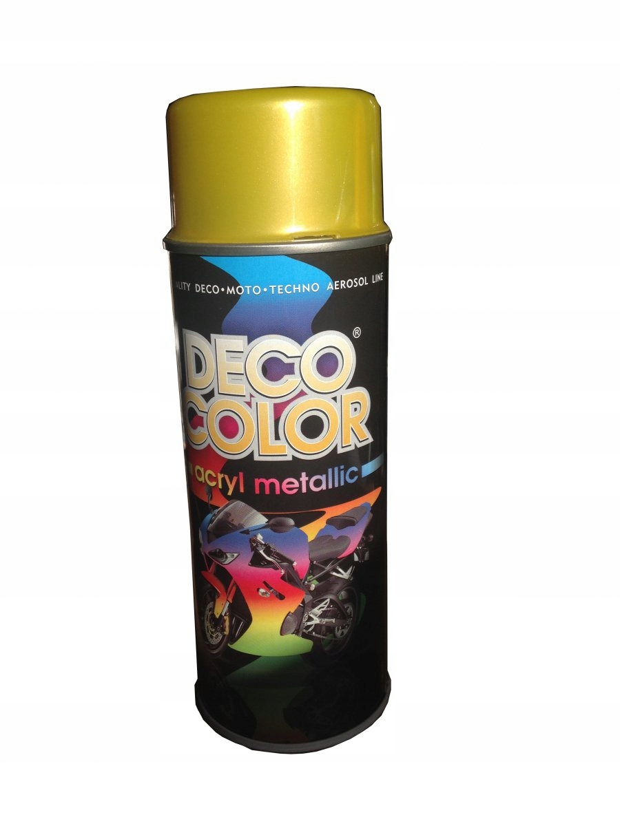 Lakier akrylowy złoty Deco Color 400ml • Cena, Opinie - Allegro