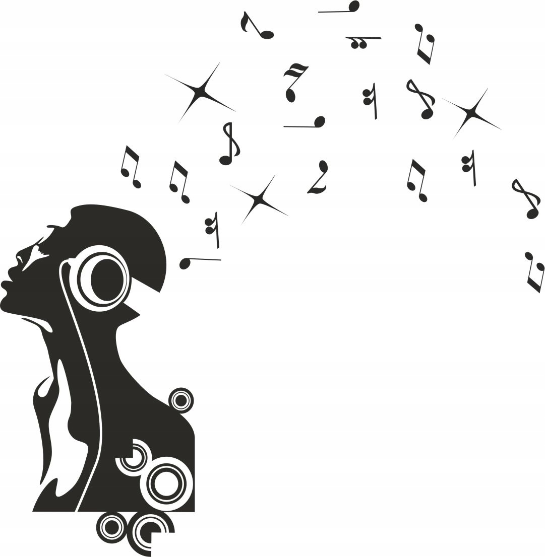 Наклейки на стены музыка w9560 купить с доставкой из Польши с Allegro ...