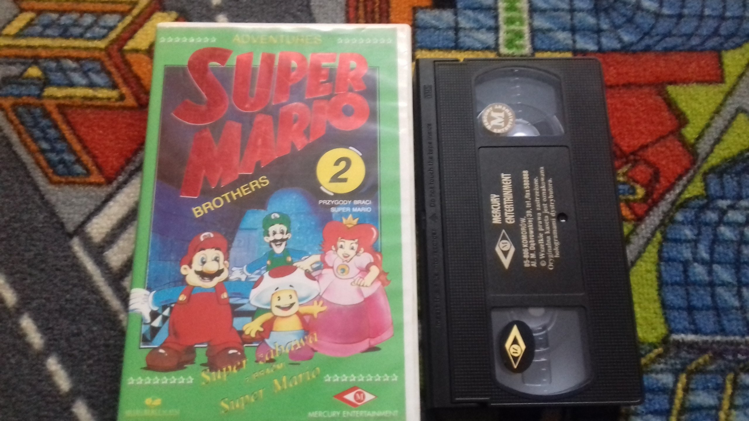 SUPER MARIO - 2 - VHS - RARYTAS - 7200604465 - oficjalne archiwum allegro