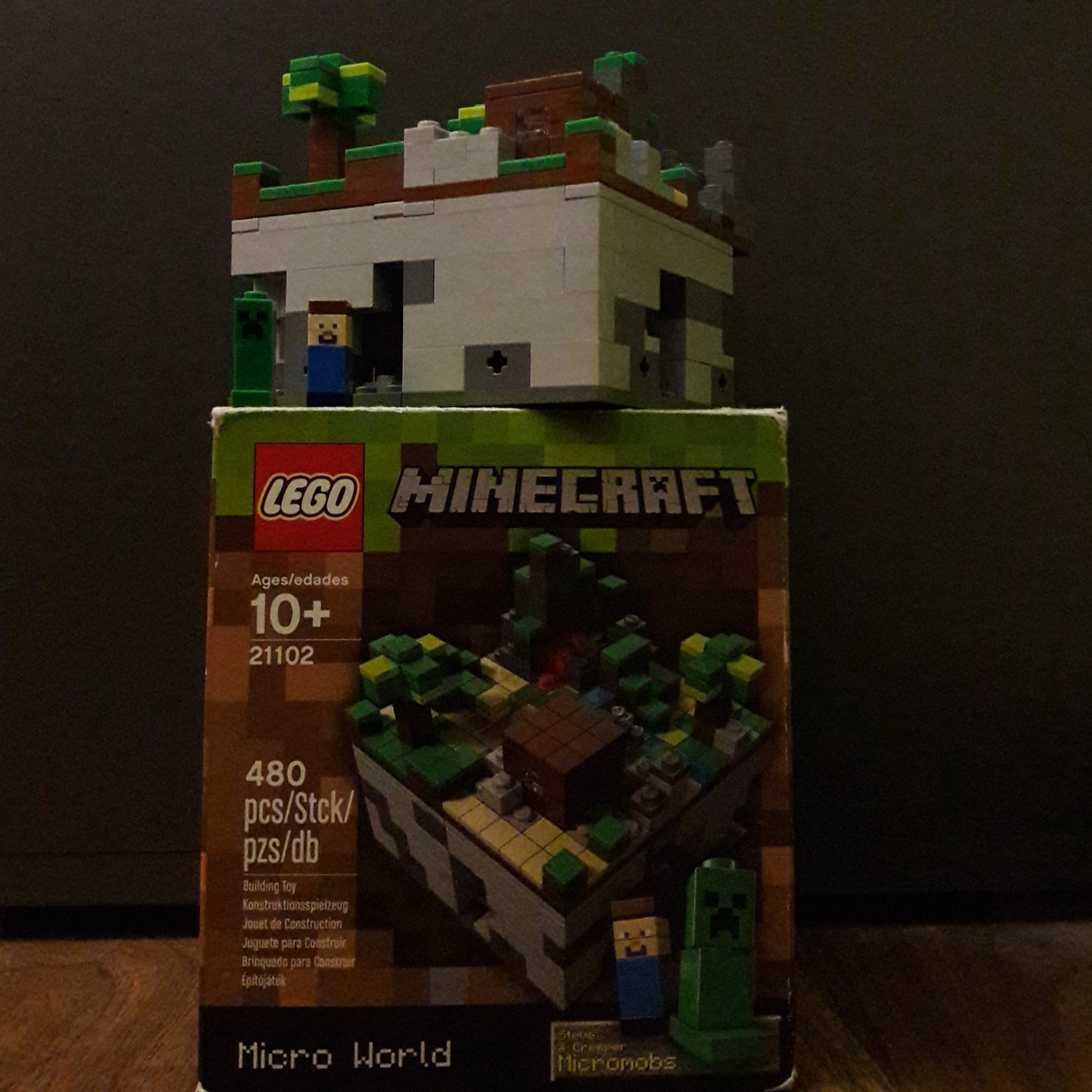 LEGO MINECRAFT Micro World UNIKAT 21102 - 7459161618 - oficjalne ...