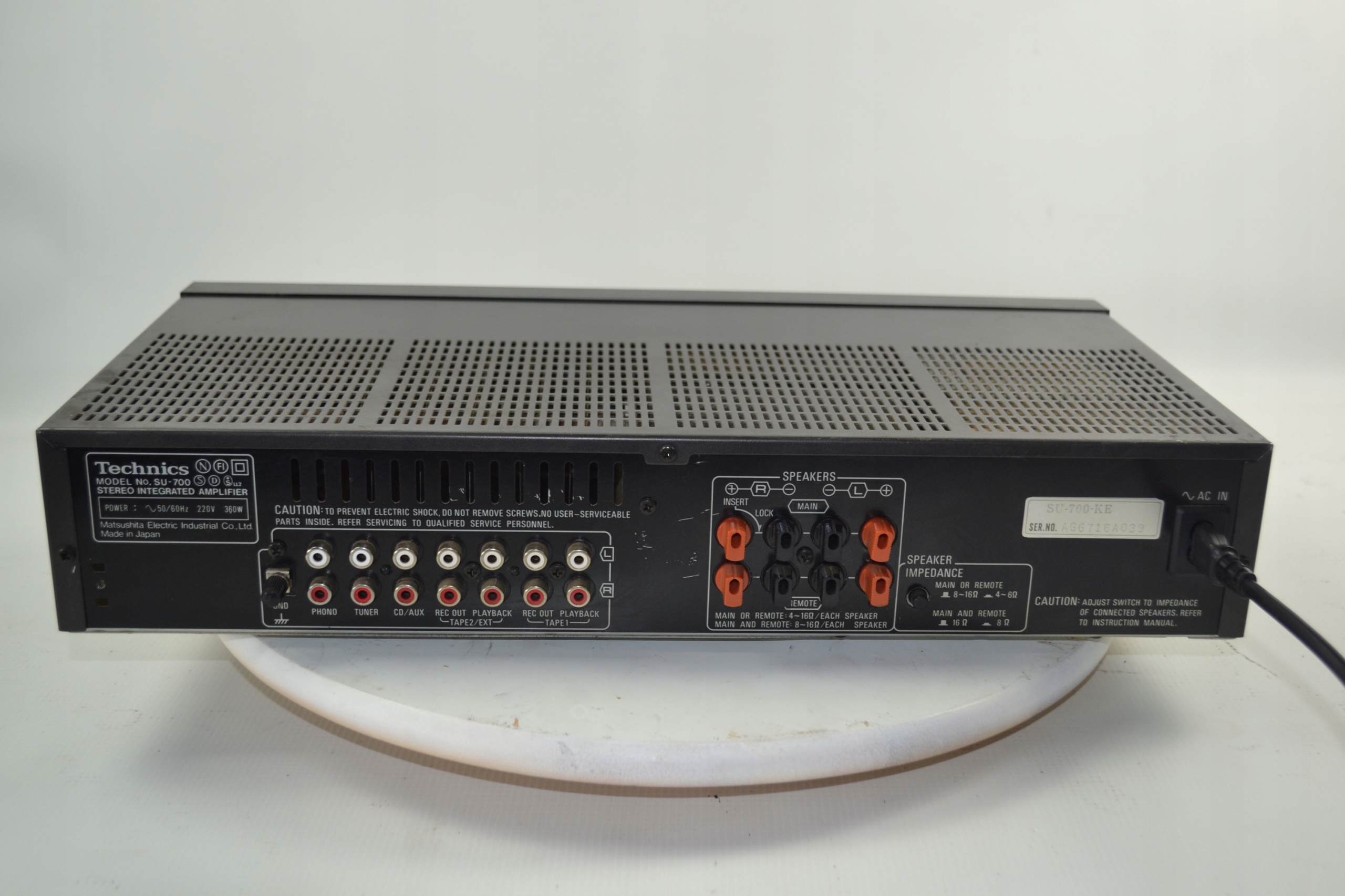 TECHNICS SU-700 STEREO AMPLIFIER Wzmacniacz - 7594908439 - oficjalne ...