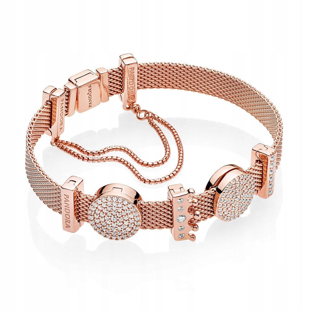 Pandora Bransoletka REFLEXIONS 587712 18 cm ROSE - 7693896090 ...