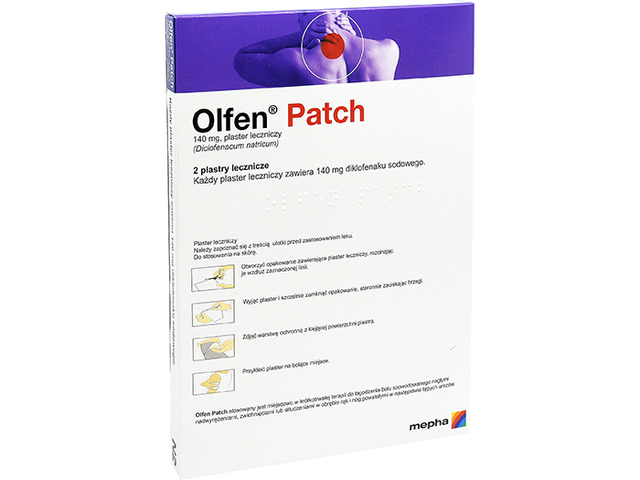 AP Olfen Patch plastry lecznicze przeciwbólowe 2x - 7264697019 ...