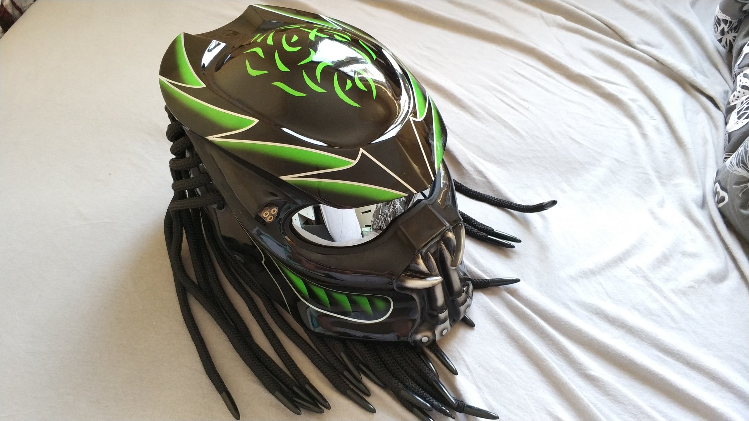 Kask Predator L zielony kawasaki ZOBACZ! OKAZJA! - 7143916834 ...