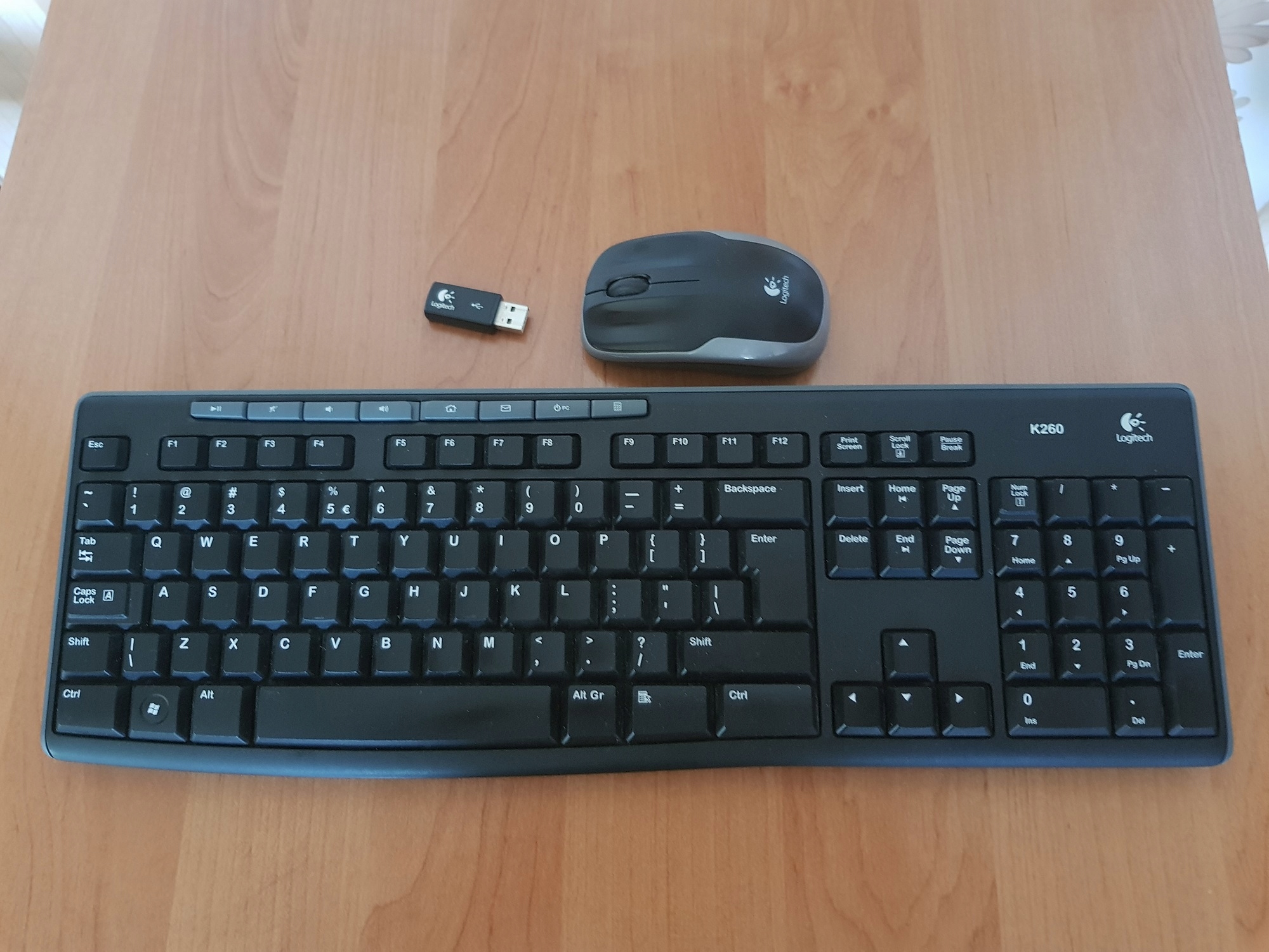 Logitech MK260 Wireless Desktop MYSZ + KLAWIATURA! - 7528469063 ...