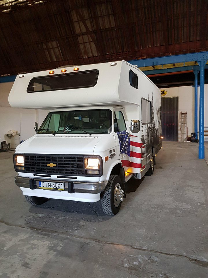 Chevrolet G30 Kamper 4x4 Line-x CUSTOM NOWA CENA!! - 7263309163 ...