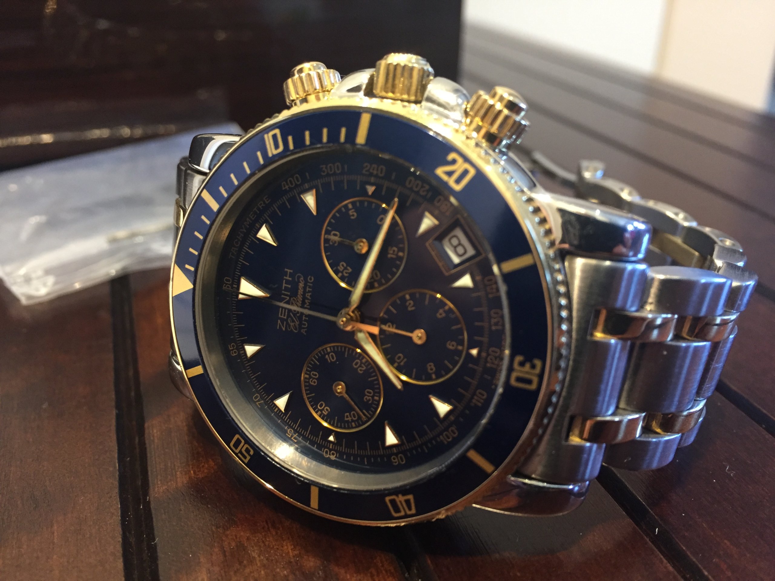 ZENITH EL PRIMERO Rainbow Chronograph Blue!!! - 7281753789 - oficjalne ...