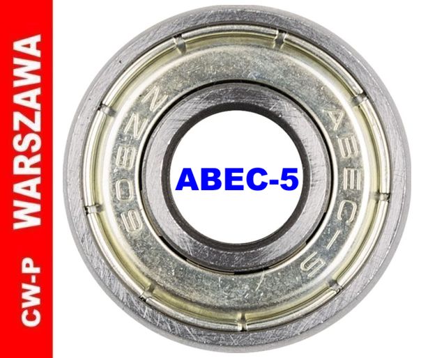 Łożysko ABEC-5 608ZZ do hulajnóg i łyżworolek 22mm - 7240555647 ...