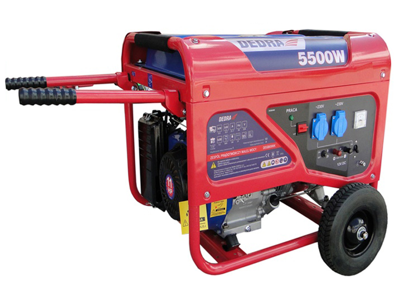 AGREGAT PRĄDOTWÓRCZY DEDRA 5500W GENERATOR AVR 230 - 7090795591 - oficjalne archiwum Allegro