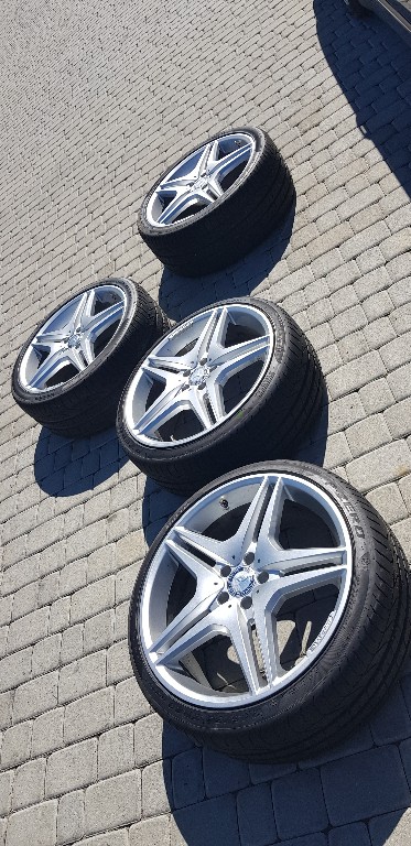 Felgi AMG Mercedes w221 w220 ET43 A2214016202 - 7389191589 - oficjalne archiwum Allegro