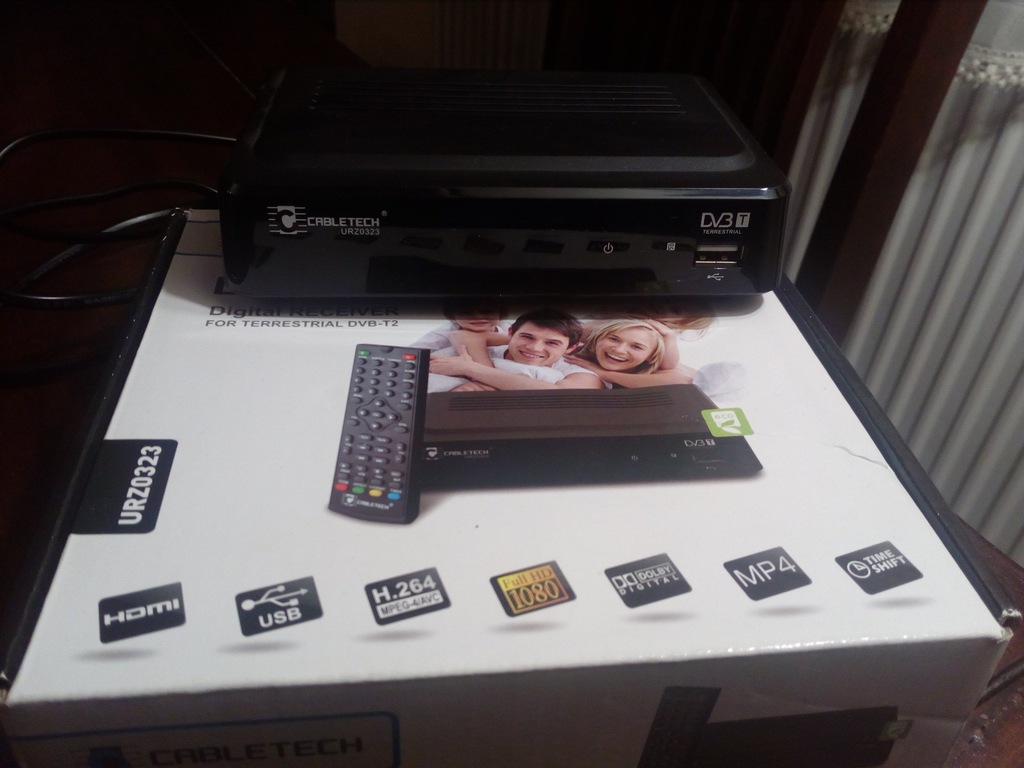 tuner dekoder dvbt cabletech urz0323 tv naziemna - 7097023134 ...