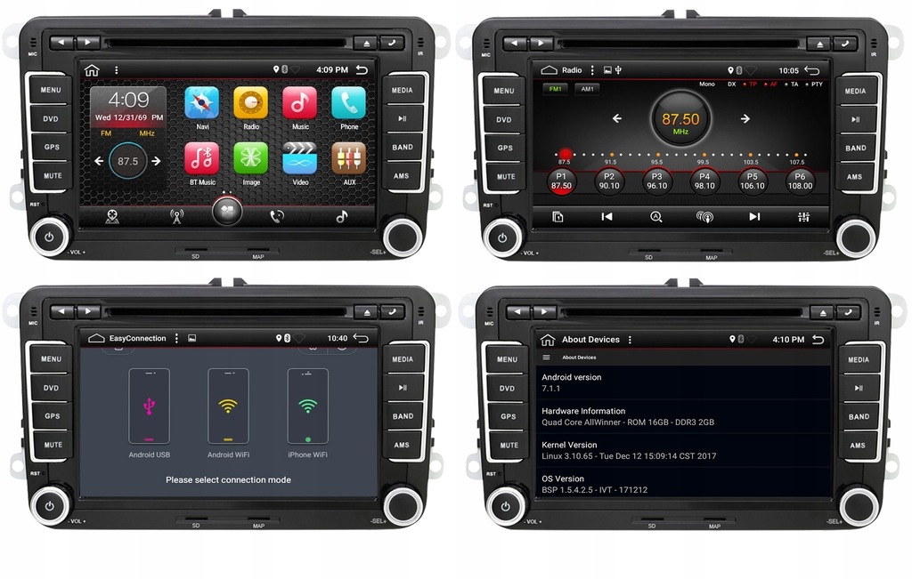 NAWIGACJA 2DIN RADIO VW PASSAT B6 B7 GOLF 5 V 6 VI - 7544210674 - oficjalne archiwum Allegro