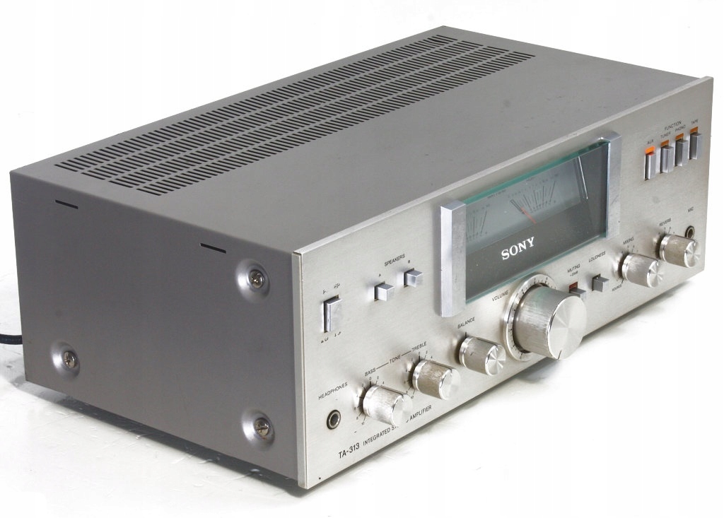 SONY TA-313 PIĘKNY WZMACNIACZ STEREO VINTAGE USZK - 7647662626 ...
