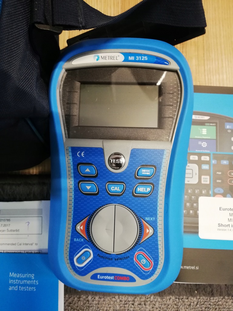 MIERNIK INSTALACJI METREL MI 3125 - 7715625043 - oficjalne archiwum Allegro