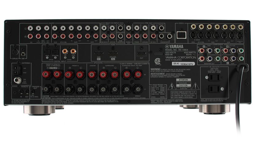 YAMAHA AMPLITUNER RX-V663 KINO DOMOWE BLUETOOTH - 7104162476 ...