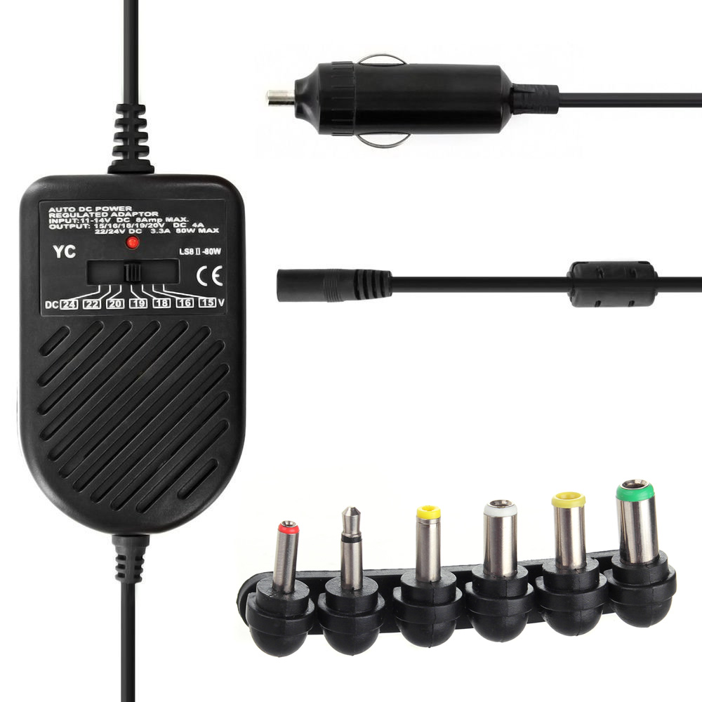 ZASILACZ SAMOCHODOWY LAPTOPA ŁADOWARKA UNIWERSALNY - 6688354345 - oficjalne archiwum Allegro