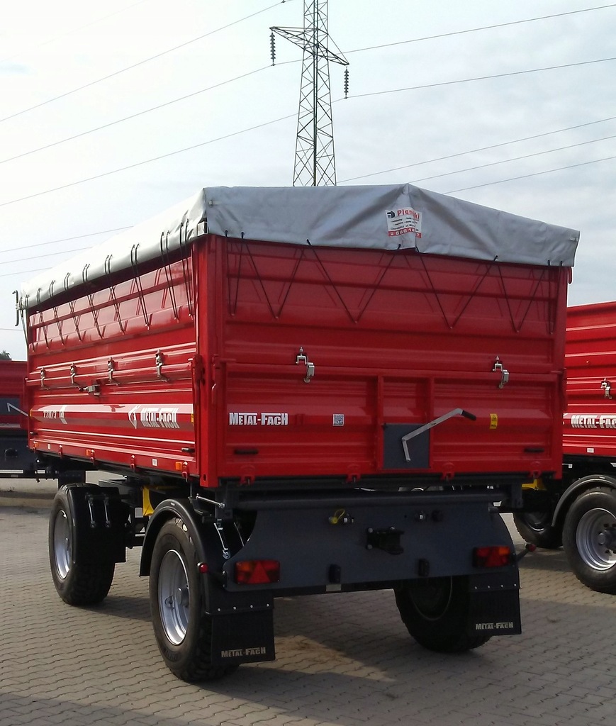 PRZYCZEPA ROLNICZA META-FACH MODEL T 711/3 12T - 7610905926 - oficjalne archiwum Allegro