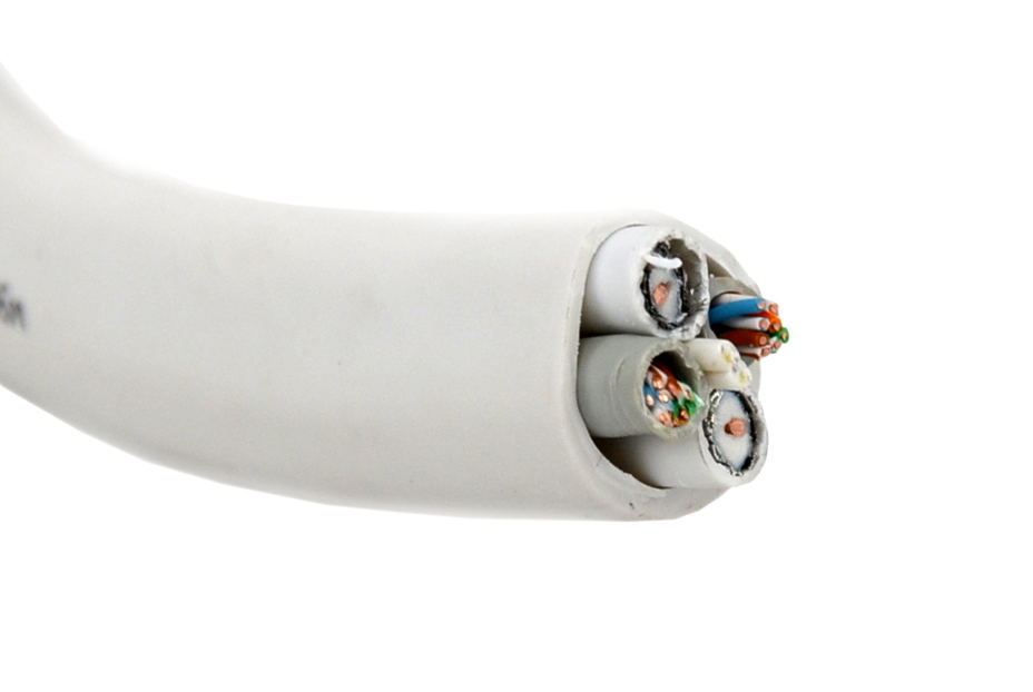 Przewód multikabel multipar 2x(UTP+antena)+światło - 7159486763 ...