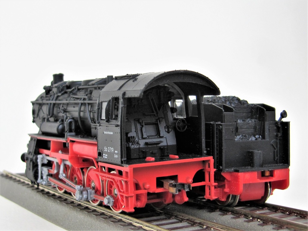 PAROWÓZ BR 56 na Tr 6 PKP - niejeżdżony w org.pud. - 7259788221 ...