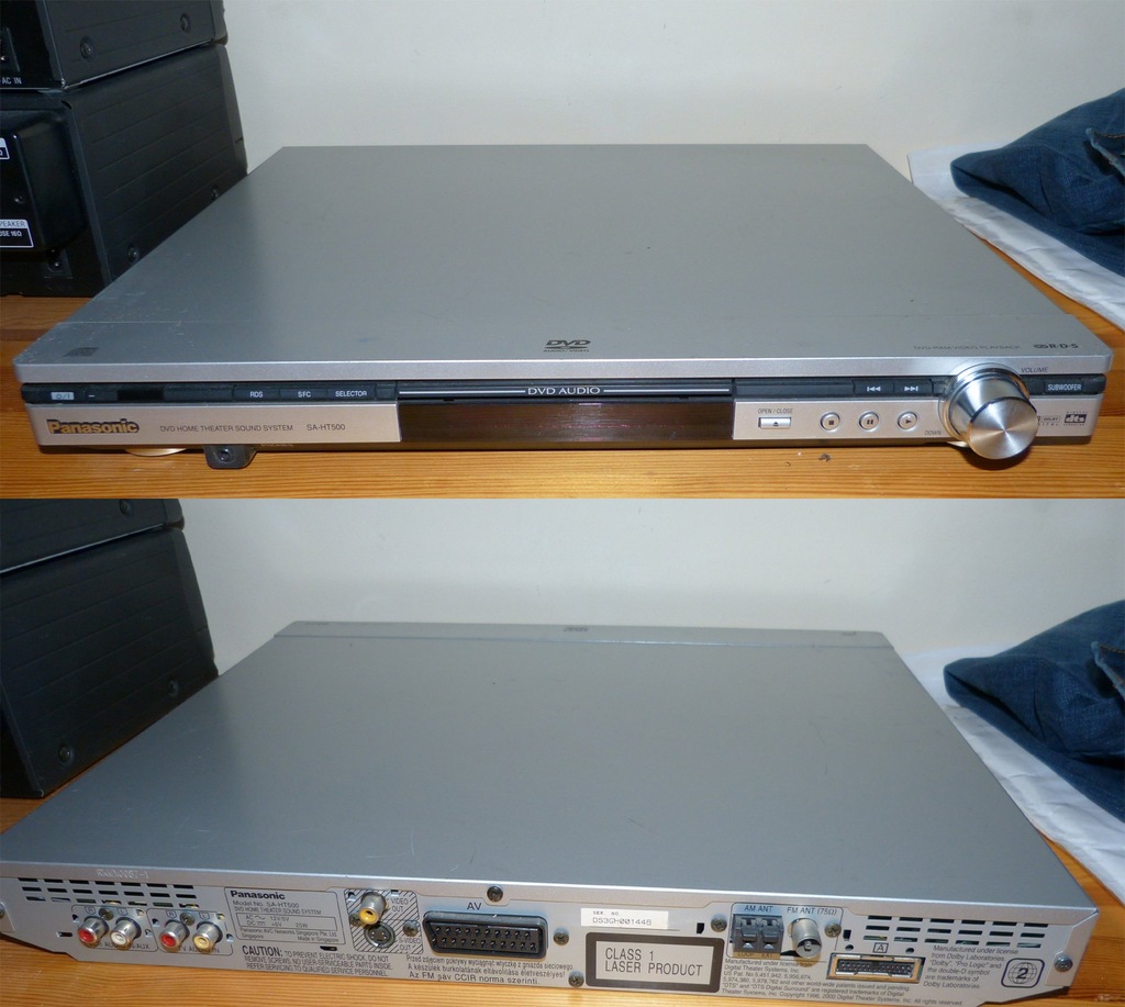 Panasonic SA-HT500 - odtwarzacz 100% sprawny - 7243607804 - oficjalne ...