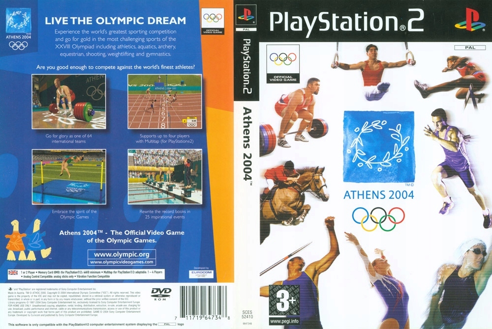 ATHENS 2004 ATENY PS2 - 7586061470 - oficjalne archiwum Allegro
