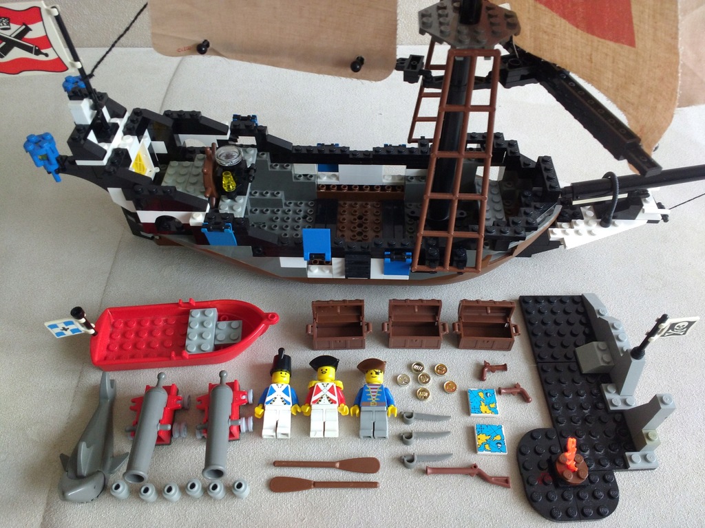 LEGO PIrates 6271 Imperial Flagship 1992 + dodatki - 7668087207 ...