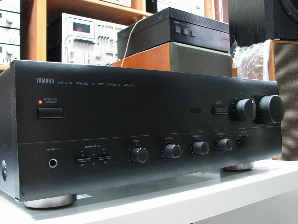 SOLIDNY WZMACNIACZ YAMAHA AX-470 - GWARANCJA - 7017119987 - oficjalne archiwum Allegro