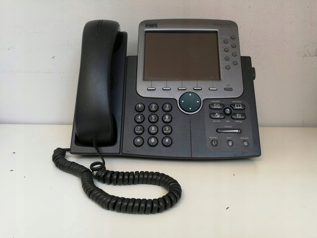 CISCO 7970 TELEFON IP NAJTANIEJ NA ALLEGRO #7 - 7523145669 - oficjalne ...