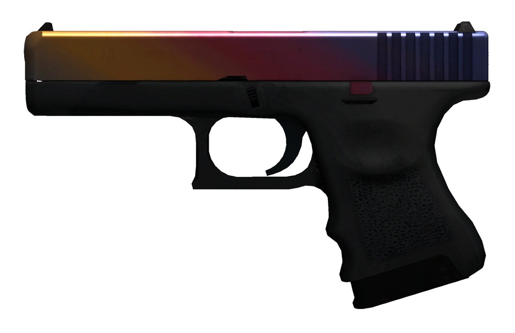 SKINY CS:GO Glock-18 Fade 5/5 FN - 7118556974 - oficjalne archiwum Allegro