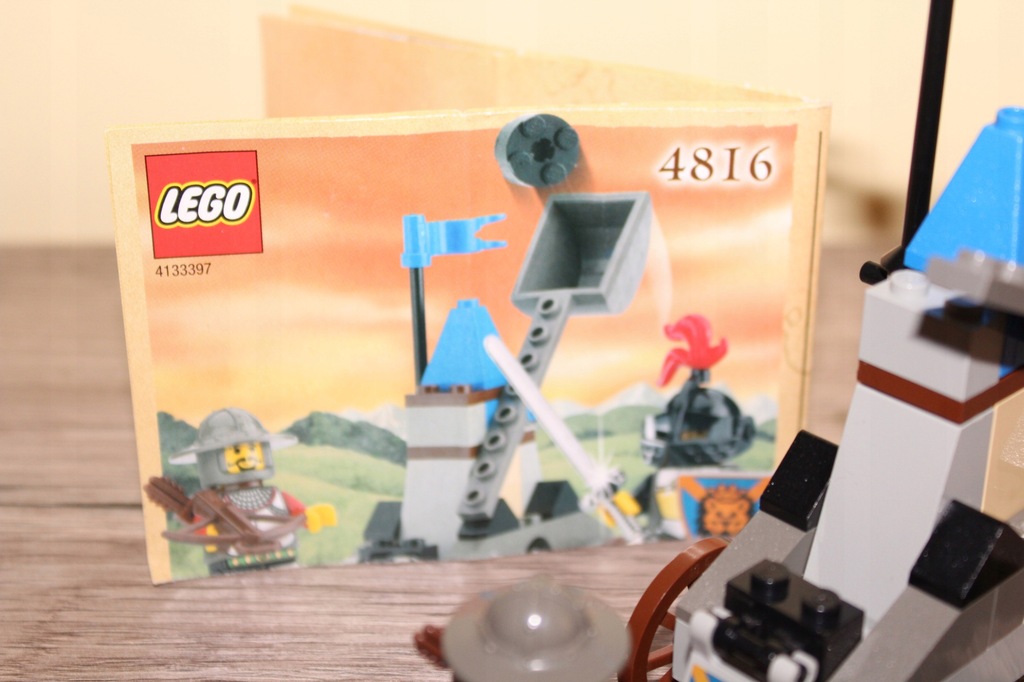 LEGO 4816 CASTLE KATAPULTA INSTRUKCJA UNIKAT - 7591581017 - oficjalne ...