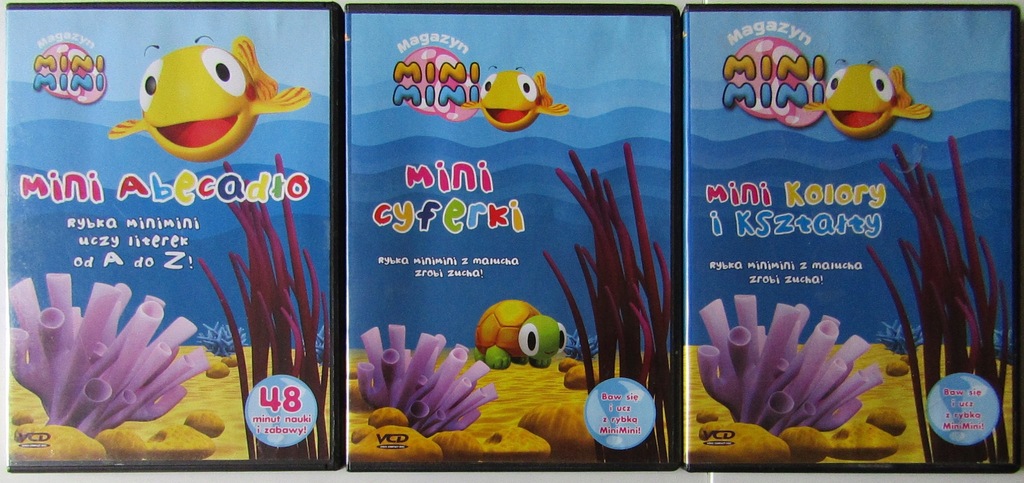 + VCD MINI ABECADŁO KOLORY I KSZTAŁTY CYFERKI - 7438377593 - oficjalne ...