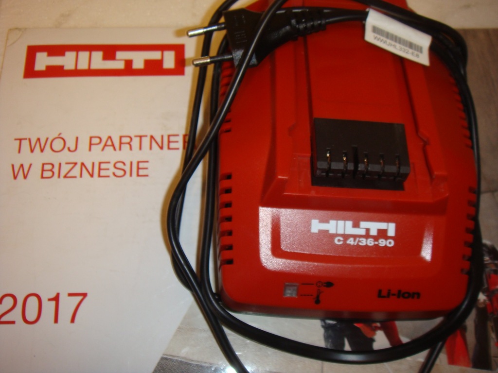 ŁADOWARKA PROSTOWNIK HILTI C4/36-90 GWARANCJA SERW - 7740576138 - oficjalne archiwum Allegro