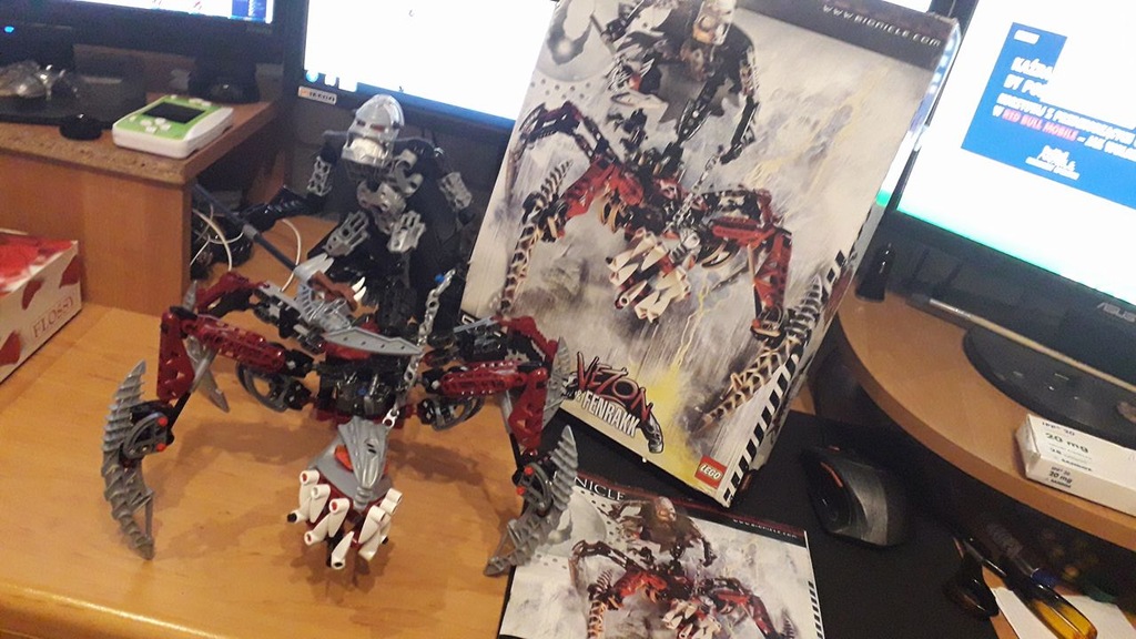 LEGO BIONICLE Vezon and Fenrakk UNIKAT 100% 8764 - 7266610703 ...