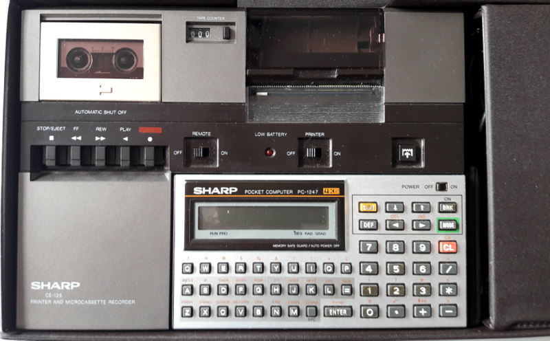 SHARP - POCKET COMPUTER CE-125 (PC-1247) - 1982-83 - 7296039283 ...