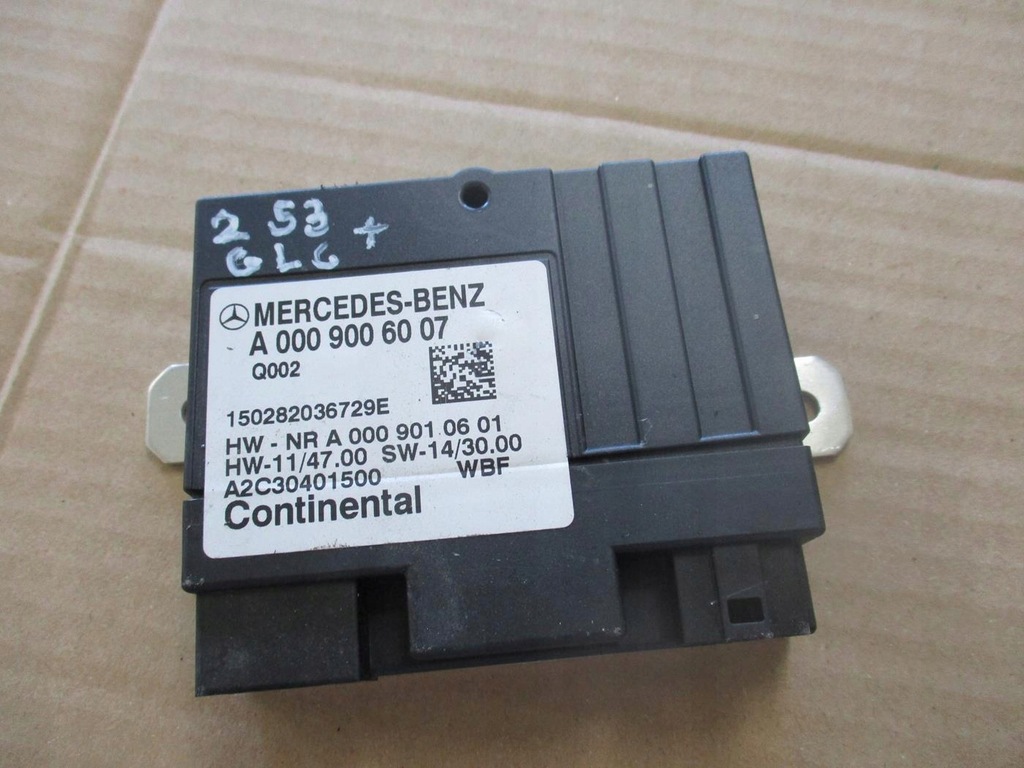MERCEDES W253 GLC W205 STEROWNIK POMPY A0009006007 - 7509292148 ...