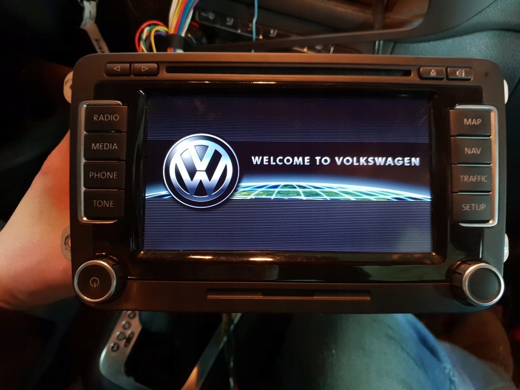NAWIGACJA VW Touran Passat B6 RNS 510 1T0035680 B - 7735748566 ...