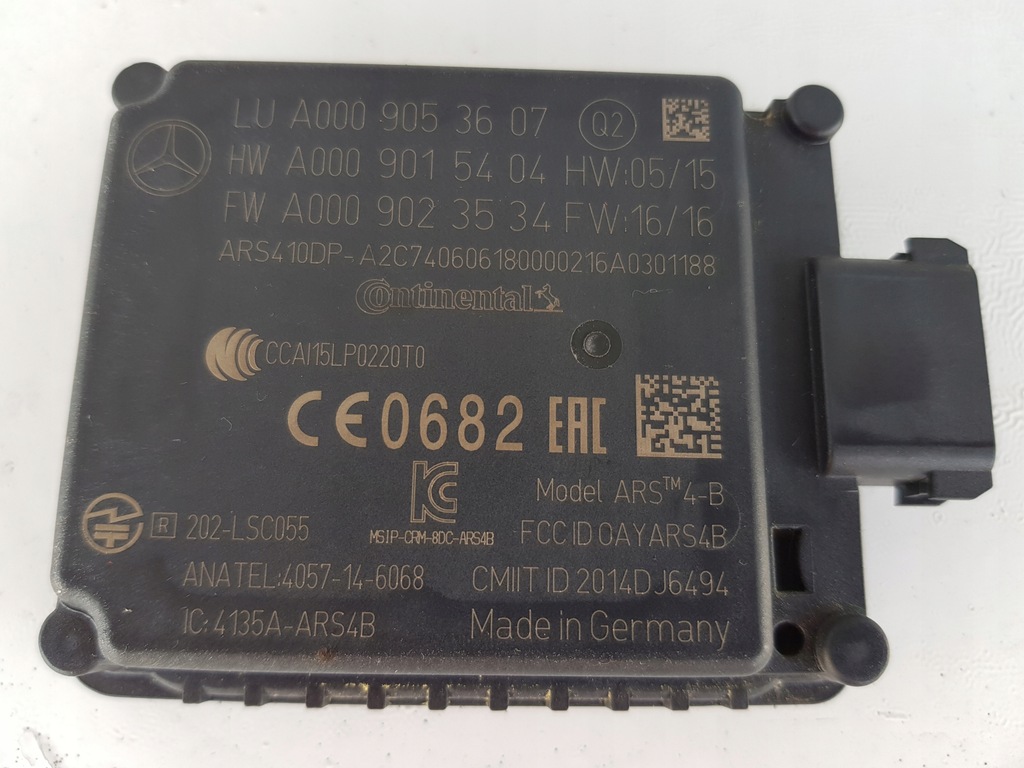 RADAR MERCEDES A000 905 36 07 ORYGINAŁ - 7599302261 - oficjalne ...