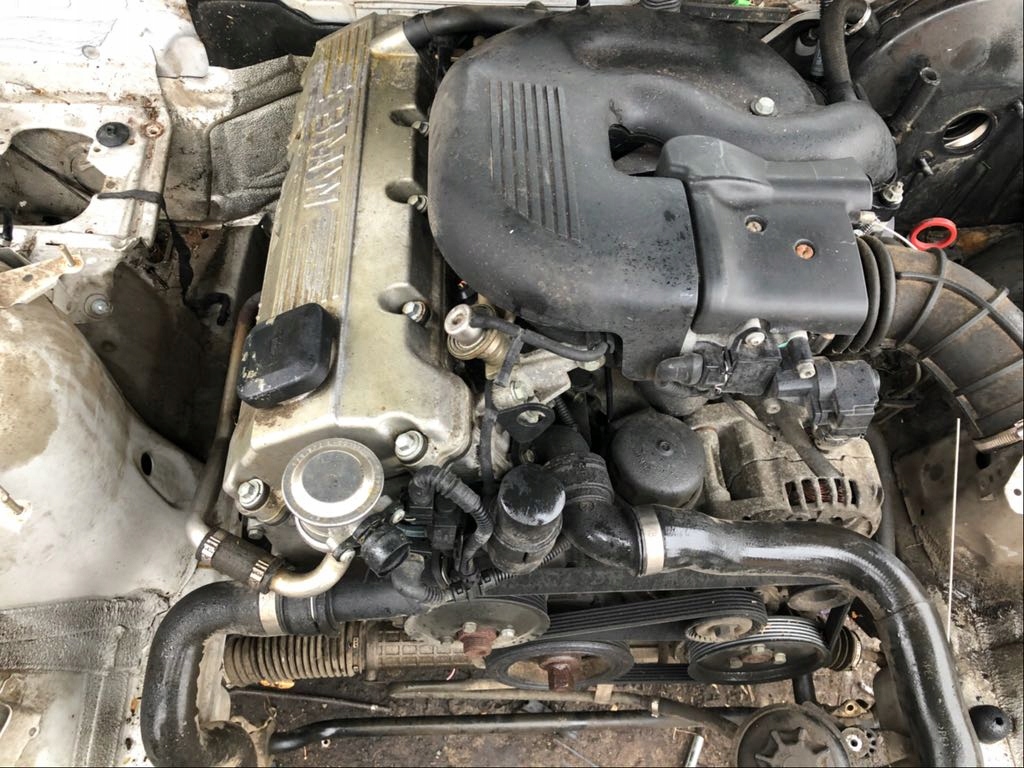 Silnik BMW E36 E46 M43B19 1.9 Benzyna kompletny - 7636040566 ...