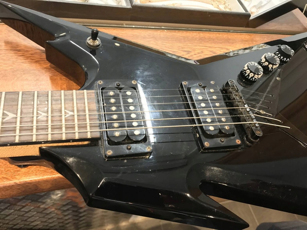 Gitara elektryczna DEAN Razorback V ST CBK czarna! - 6996750943 ...