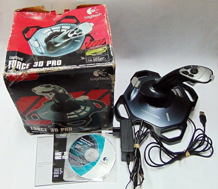 JOYSTICK LOGITECH FORCE 3D PRO KOMPLET - 7419381439 - oficjalne ...