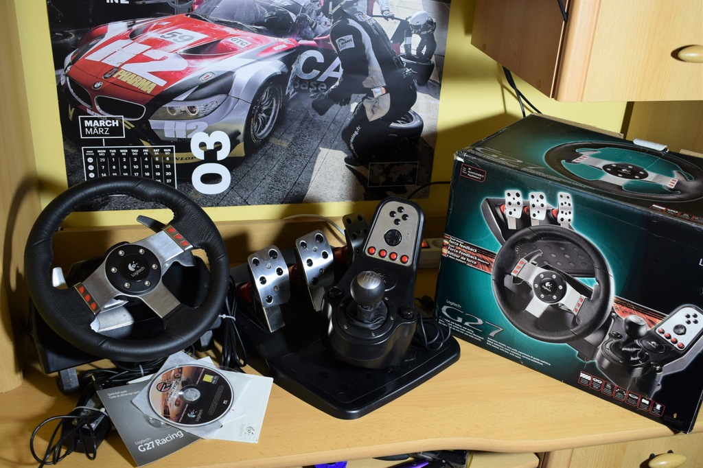 KIEROWNICA LOGITECH G27 RACING WHEEL - 7064767971 - oficjalne archiwum ...