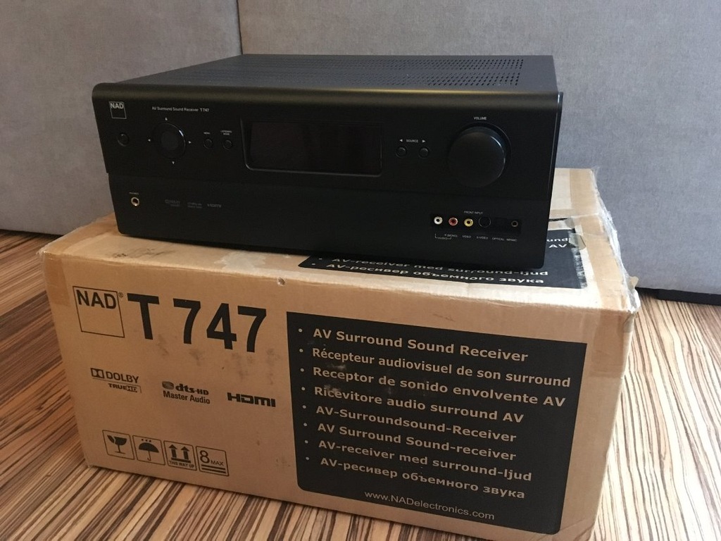 NAD T 747 7.1 4xHDMI jak nowy. Idealny do STEREO - 7230449555 ...