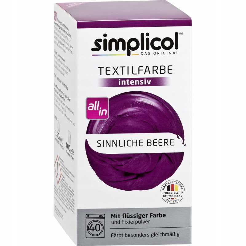 SIMPLICOL BARWNIK FARBA DO TKANIN KOLORY ! - 7731311382 - oficjalne ...
