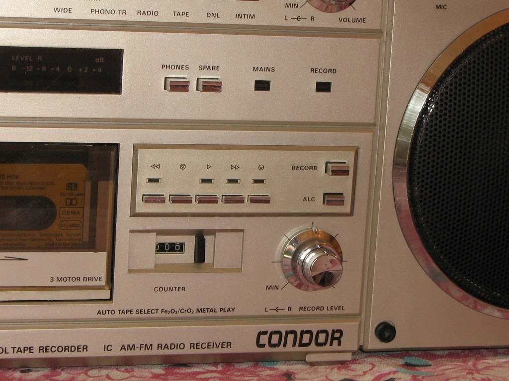 Radiomagnetofon Condor kultowy wynalazek lat PRL-u - 7702969051 ...